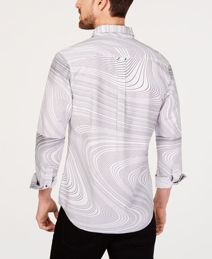 INC International Concepts INC Men's Swirl Print Shirt, Created for ...