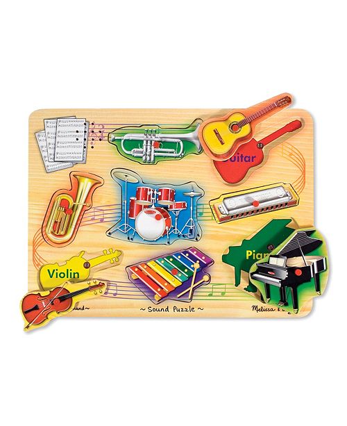 Melissa and Doug Musical Instruments Sound Puzzle & Reviews - Macy's