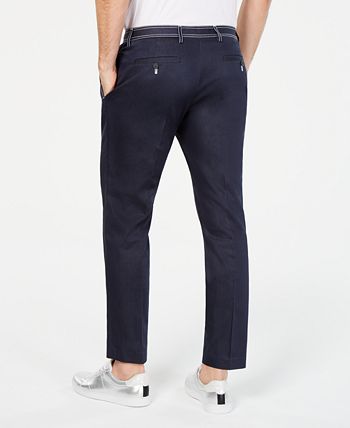 INC International Concepts I.N.C. Men's Slim-Fit Contrast Stitch Pants ...