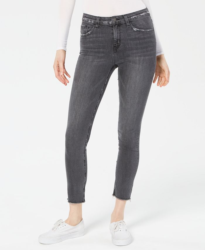FLYING MONKEY High-Rise Frayed Skinny Jeans - Macy's