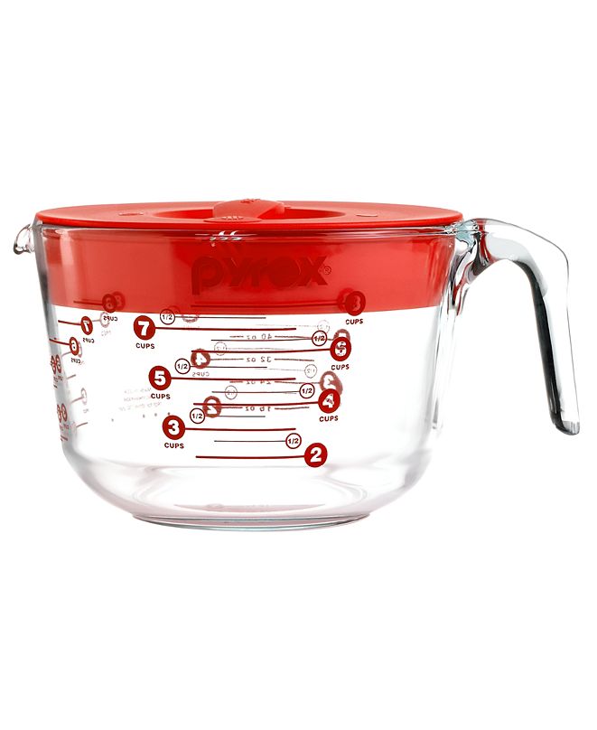 Pyrex 8 Cup Prep and Store Measuring Cup with Lid & Reviews - Bakeware ...