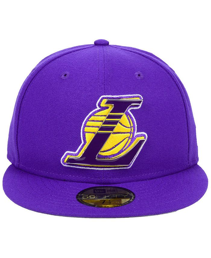 New Era Los Angeles Lakers Metal Mash Up 59FIFTY-FITTED Cap - Macy's