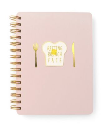 Mara-Mi "Resting Brunch Face" Spiral Notebook - Macy's