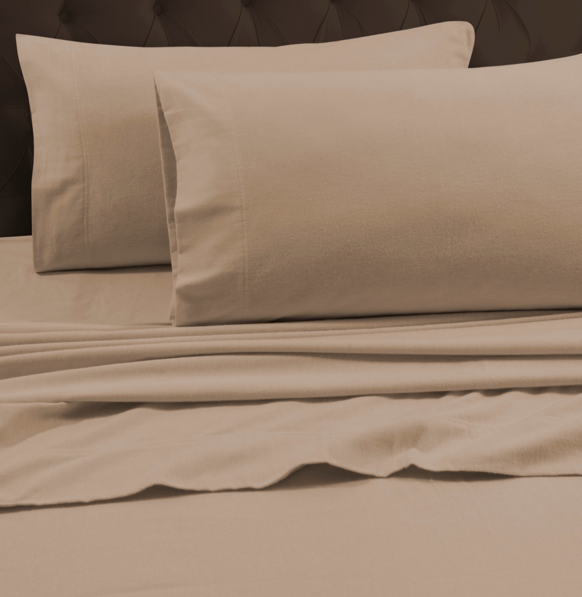 Click here for Tribeca Living Heavyweight Flannel Flat Sheet  Kin... prices