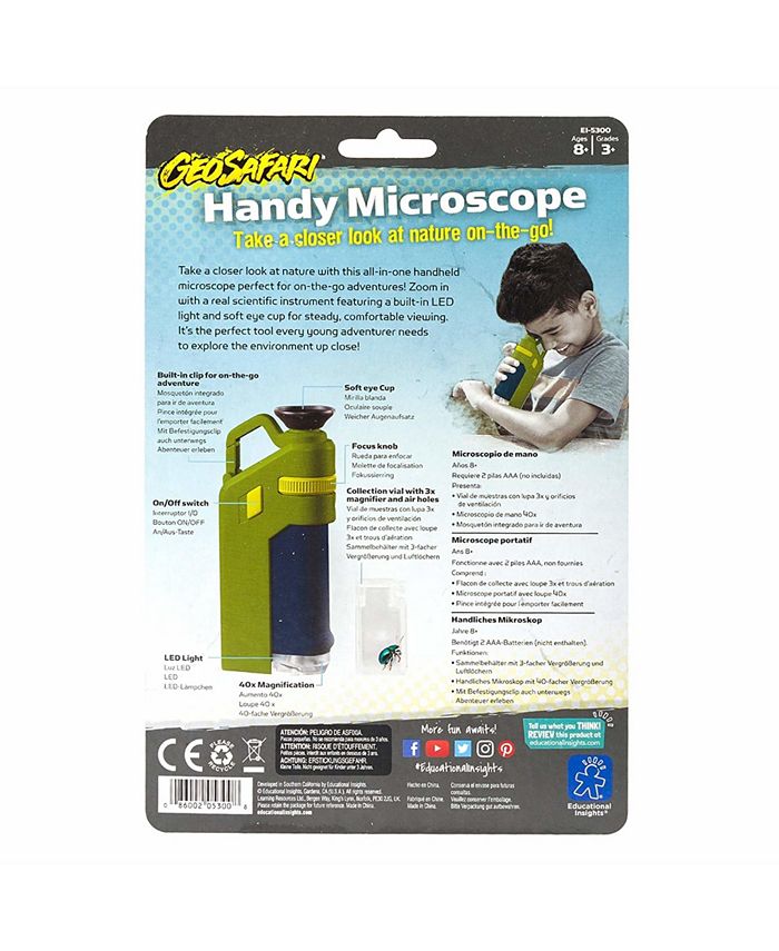 Learning Resources Educational Insights Geosafari Handy Microscope - Macy's