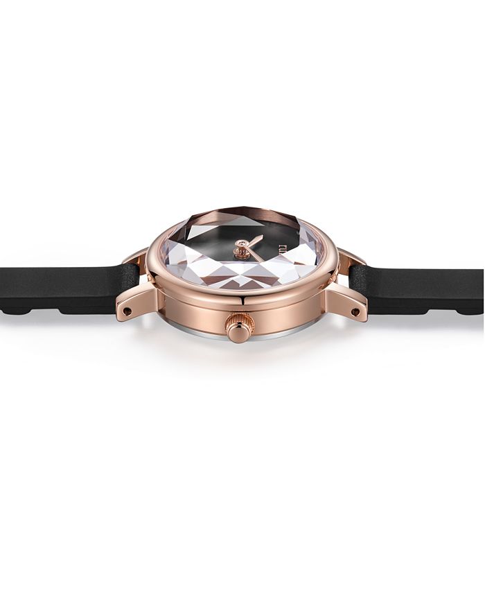 RUMBATIME Venice Gem Silicone Women's Watch Black - Macy's