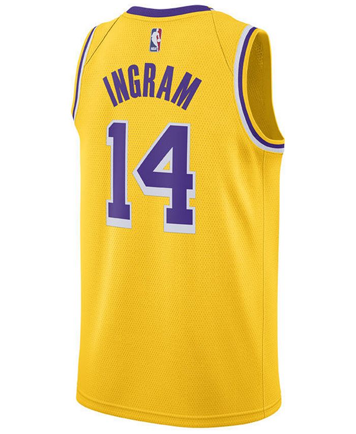 Nike Men's Brandon Ingram Los Angeles Lakers Icon Swingman Jersey - Macy's