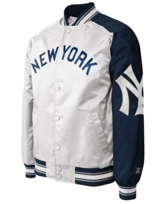 G-III Sports Men's New York Yankees Dugout Starter Satin Jacket II - Macy's