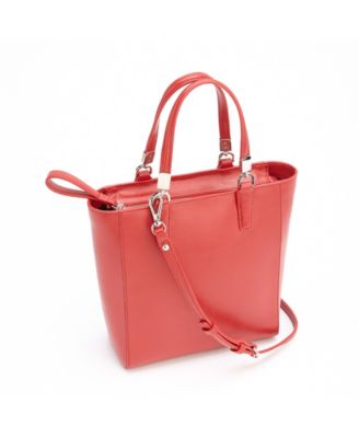 Royce RFID Blocking Mini Tote Cross Body Bag in Saffiano Leather - Macy's