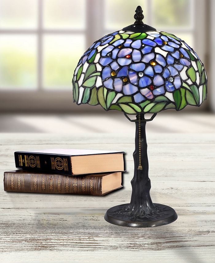 Dale Tiffany Blue Garden Tiffany Table Lamp - Macy's