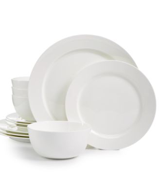 Hotel Collection New Round 12-Pc. Dinnerware Set, Service for 4 ...