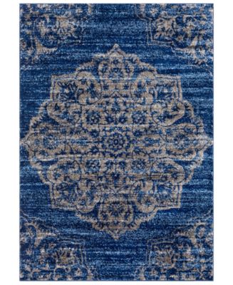 Surya Baylee BYL-1029 Dark Blue 7'10" x 10'10" Area Rug - Macy's