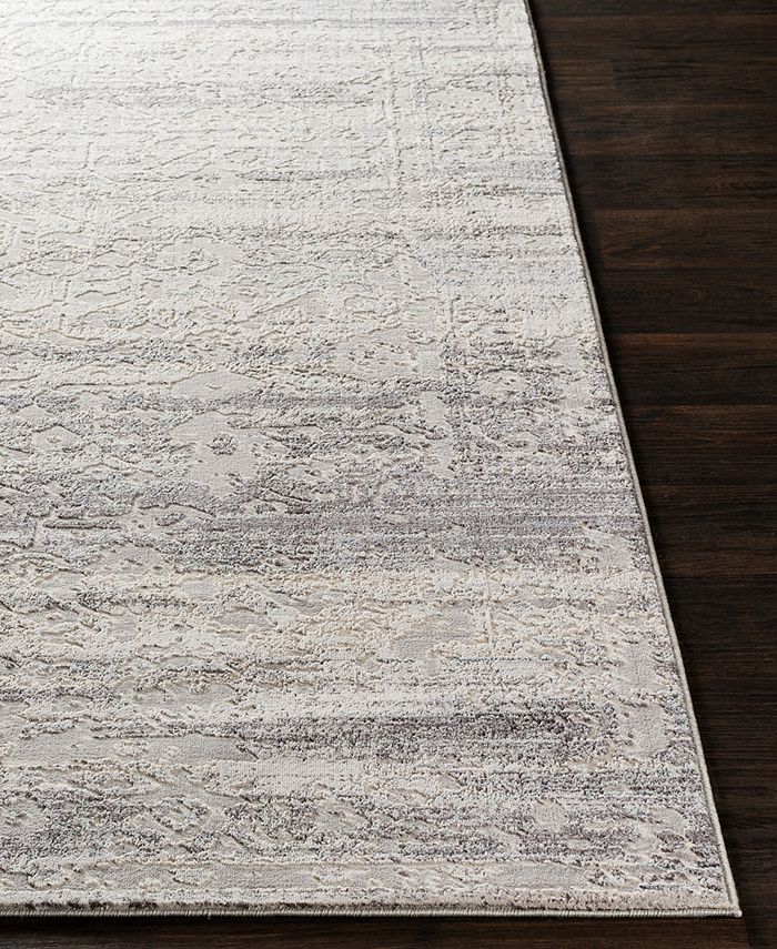 Surya Genesis GNS-2300 Silver Gray 18" Square Swatch - Macy's