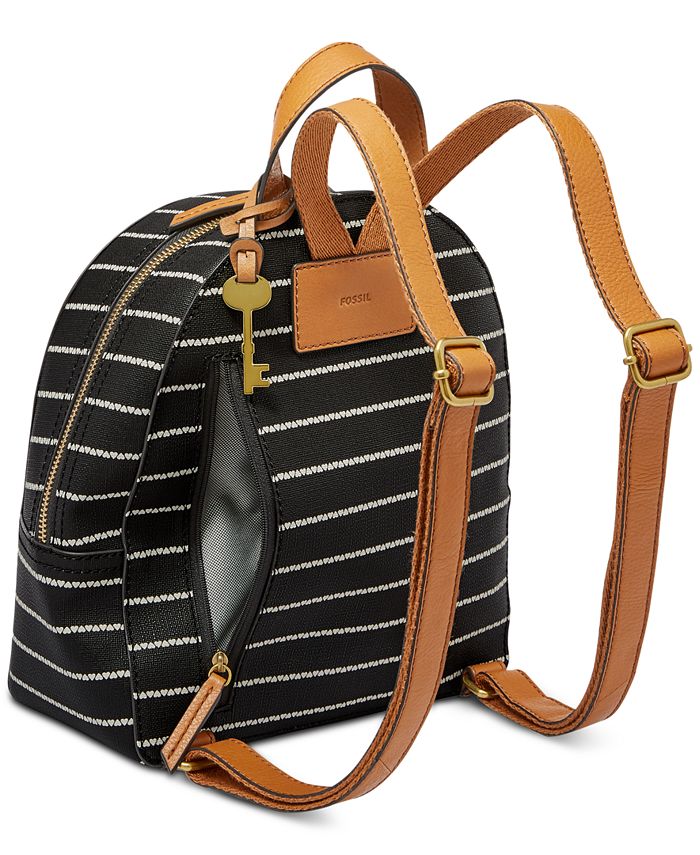 Fossil Striped Megan Backpack - Macy's