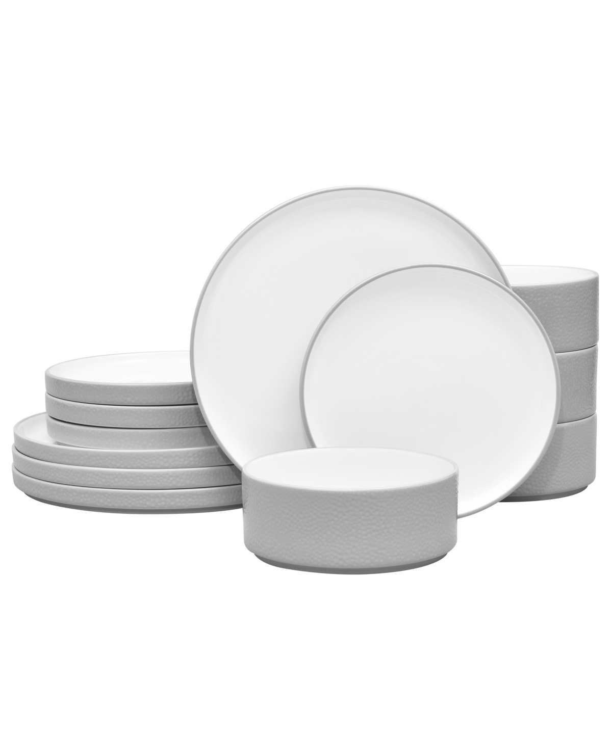 Click here for Noritake Colortex Stone 12-Piece Dinnerware Set  S... prices