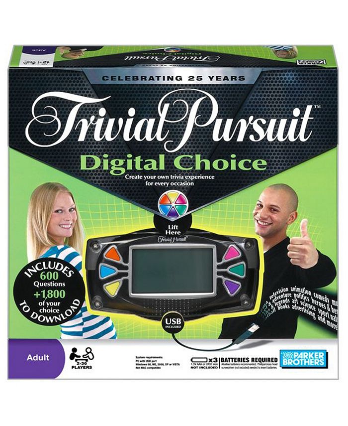 Hasbro Trivial Pursuit Digital Choice - Macy's