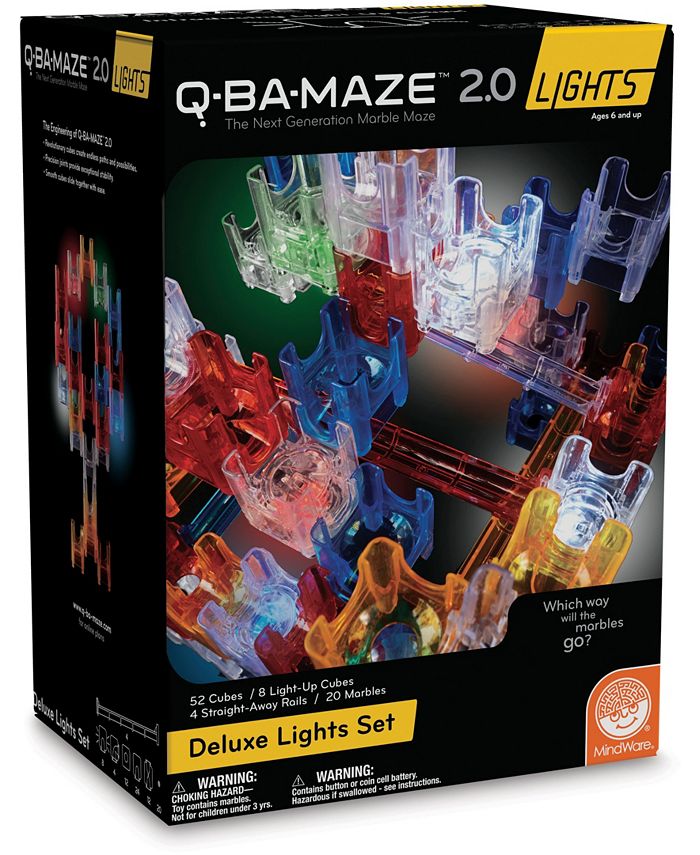 MindWare Q-BA-MAZE 2.0- Deluxe Lights Set Puzzle Game - Macy's