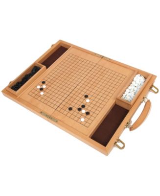 Deluxe 15" Wood Go Game Set - Macy's