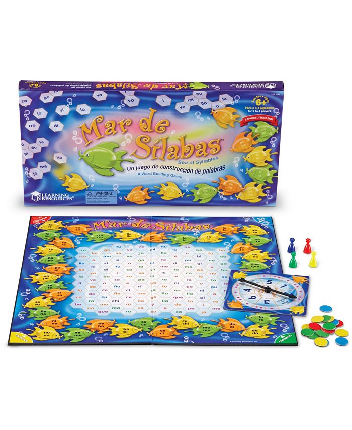 Learning Resources Mar de Silabas (Sea of Syllables) Game - Macy's
