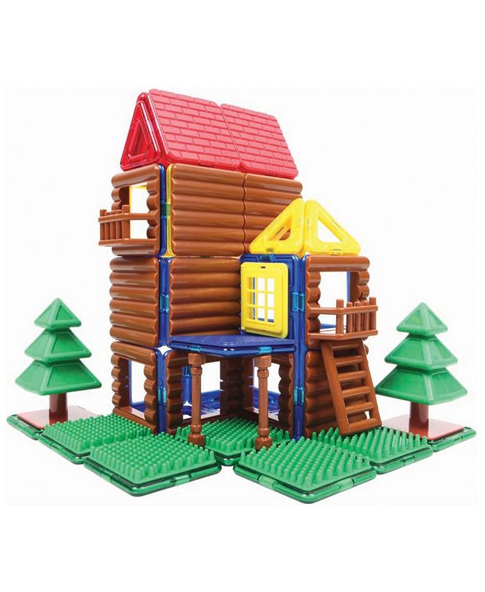 Magformers Log House Set - 87 Piece - Macy's