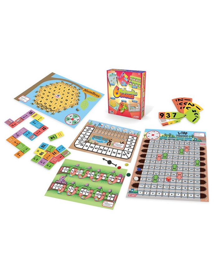 Junior Learning Mathematics Games Set of 6 Different Math Games - Macy's
