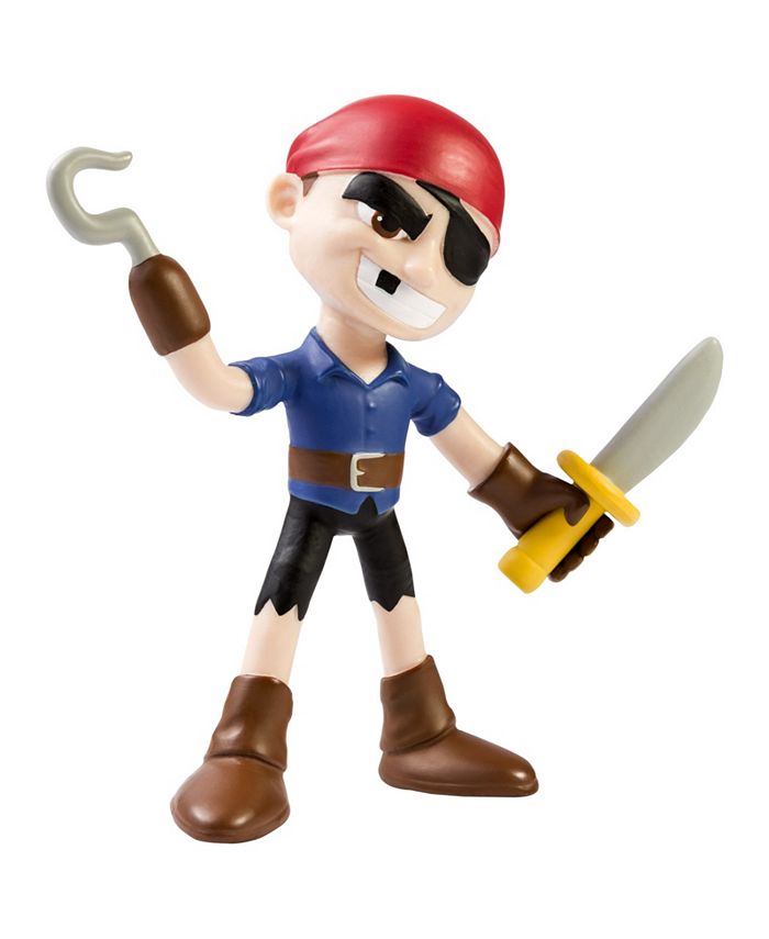 NJ Croce ACTION BENDALBES 4" Pirate Action Figure - Macy's