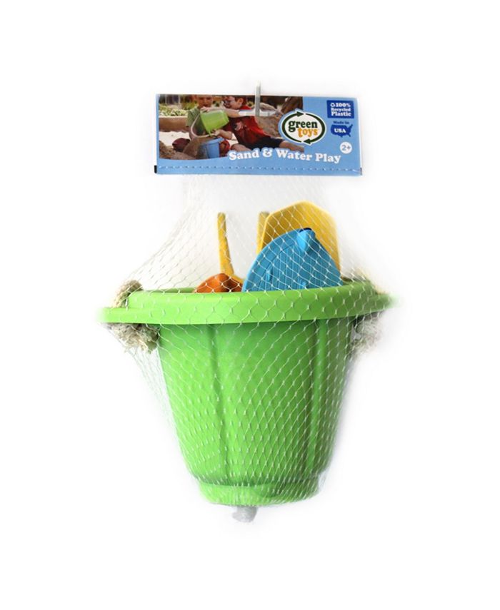 Green Toys Sand and Water Play Bucket With Sport Boats - Macy's