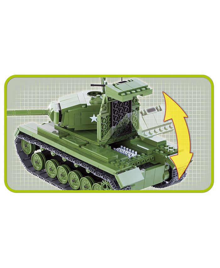COBI Small Army M26 Pershing Tank Construction Blocks Building Kit - Macy's
