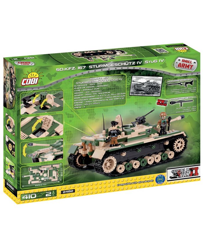 COBI Small Army World War II Stug IV Sdkfz 167 Tank 410 Piece ...
