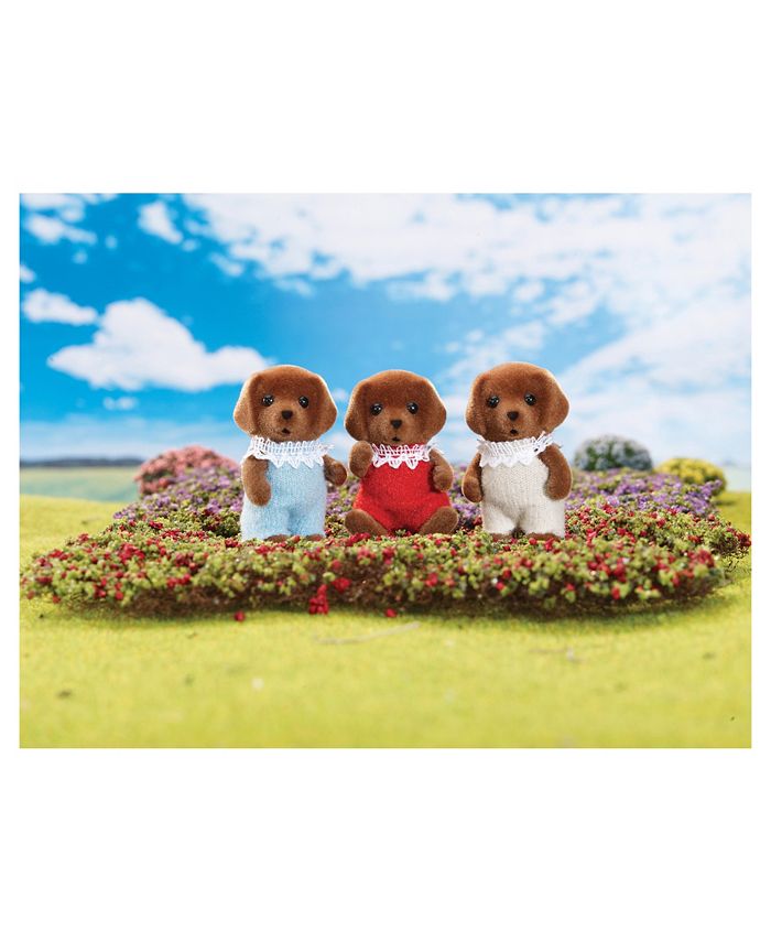 Calico Critters - Chocolate Labrador Triplets - Macy's