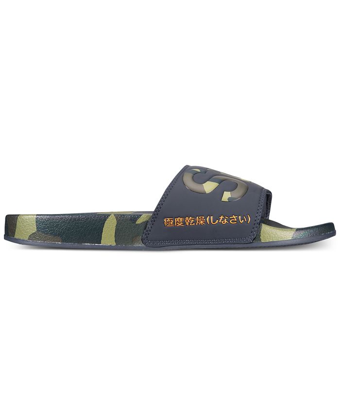 Superdry Men's AOP Beach Slide Sandals - Macy's