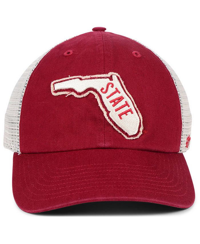 '47 Brand Florida State Seminoles Stamper CLOSER Stretch Fitted Cap ...