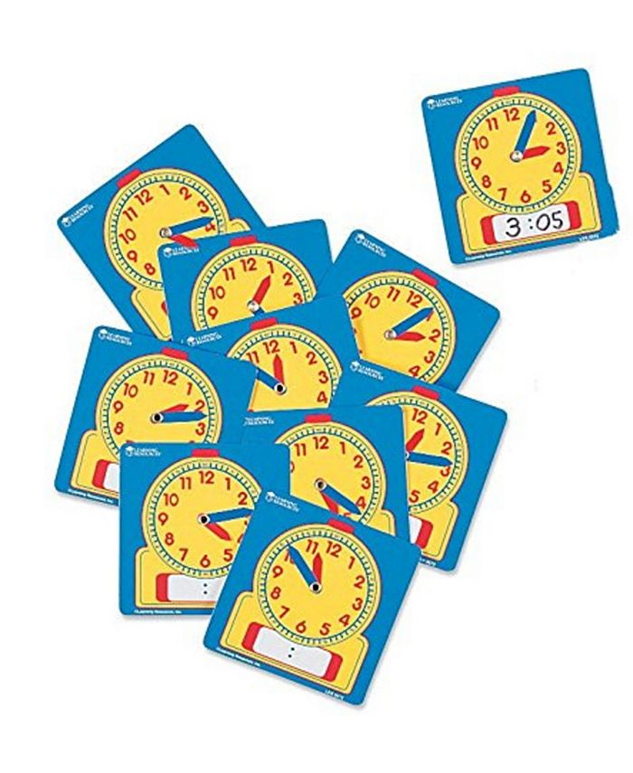 Learning Resources Write and Wipe Student Clocks - Macy's