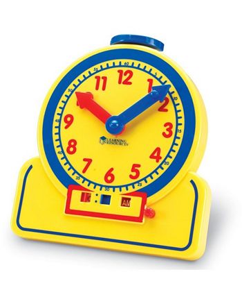 Learning Resources Primary Time Teacher Junior 12-Hour Learning Clock ...