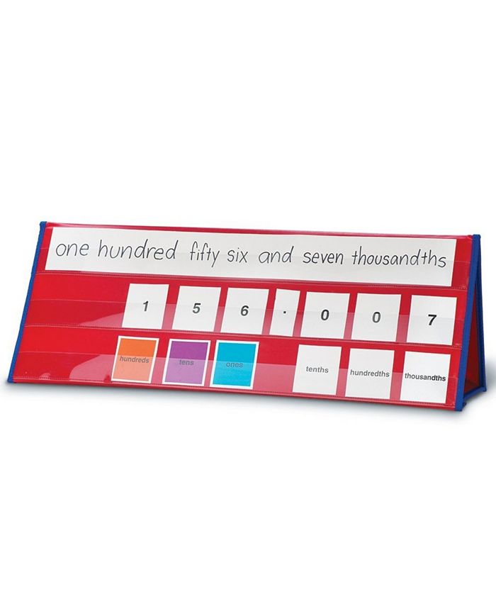 Learning Resources Place Value Tabletop Pocket Chart - Macy's