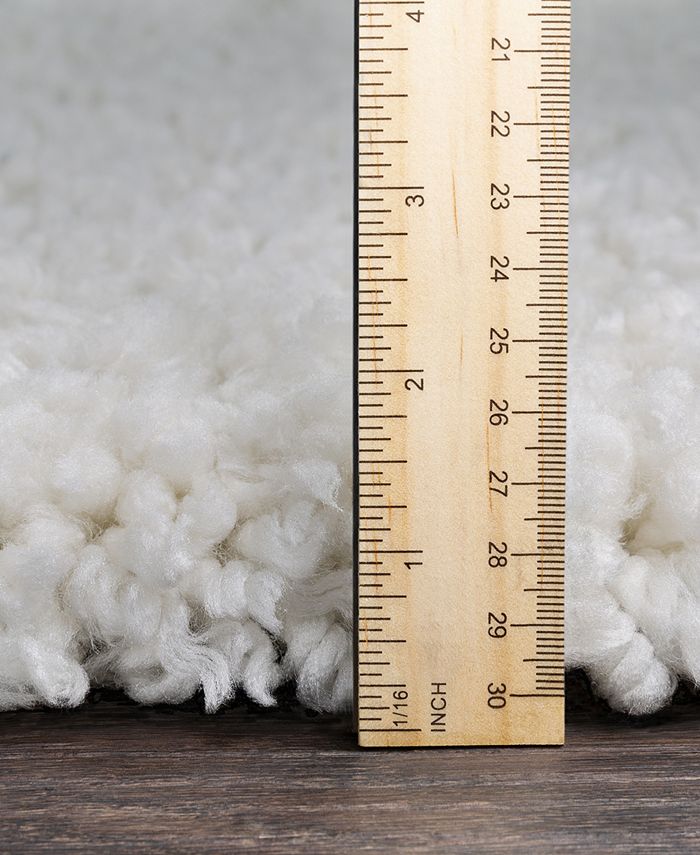 Surya Schapen SCA-1000 White 18" Square Swatch - Macy's