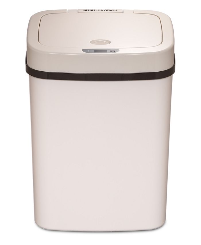 NINE STARS GROUP USA INC Nine Stars 3.2 Gallon Plastic Sensor Trash Can ...