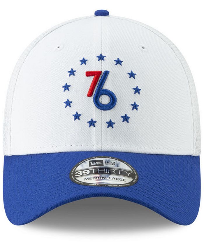 New Era Philadelphia 76ers Earned Edition 39THIRTY Cap - Macy's