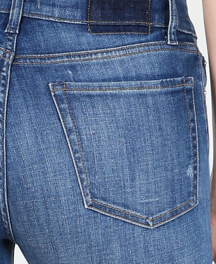 M1858 Kristen Cuffed Ripped Jeans - Macy's