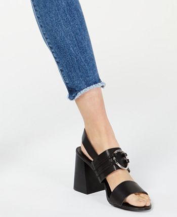 DL 1961 Farrow Frayed High-Rise Skinny Jeans - Macy's