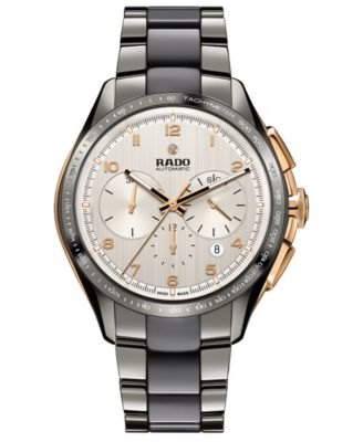 Rado Men's Swiss Automatic Chronograph HyperChrome Plasma High-Tech ...