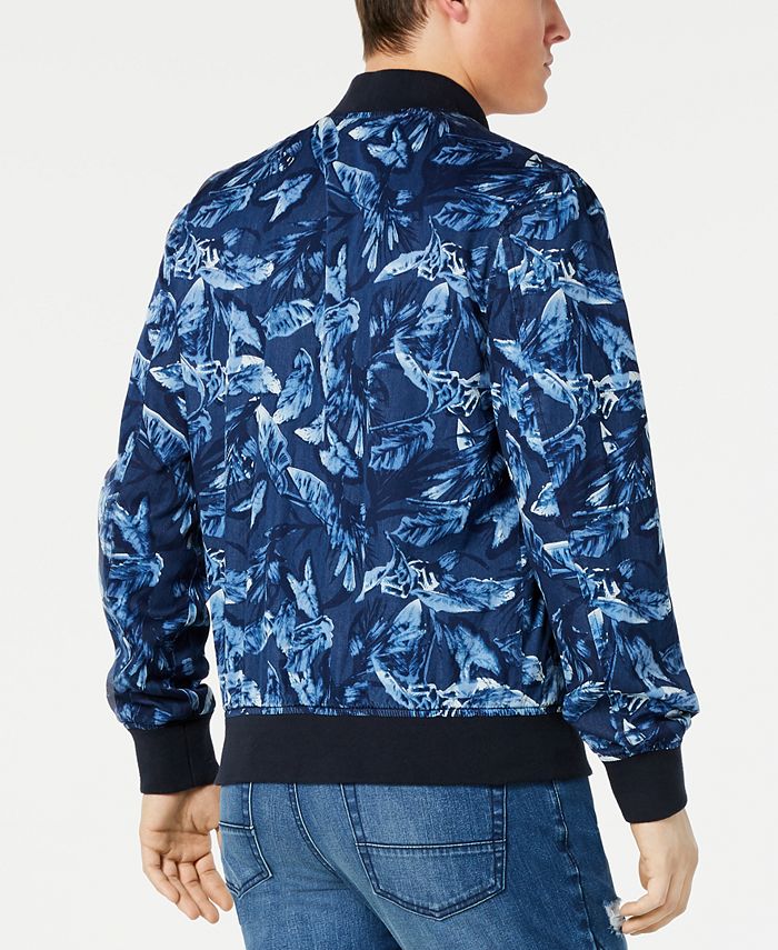 American Rag Men's Floral Ace Bomber Jacket, Created for Macy's - Macy's
