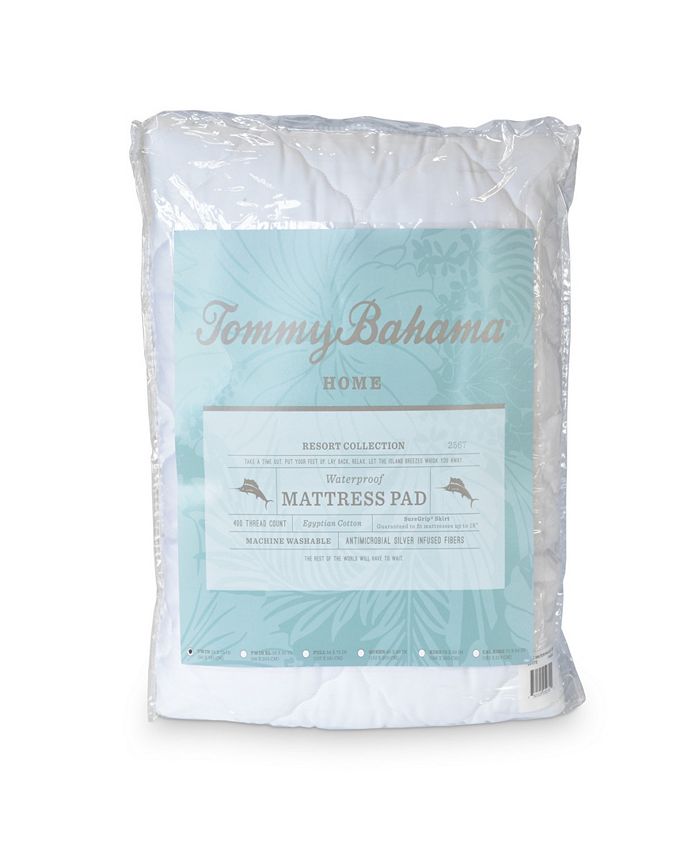 Tommy Bahama Home Tommy Bahama® Waterproof Twin XL Mattress Pad - Macy's