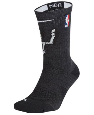 Nike Men's San Antonio Spurs Elite Team Crew Socks - Macy's