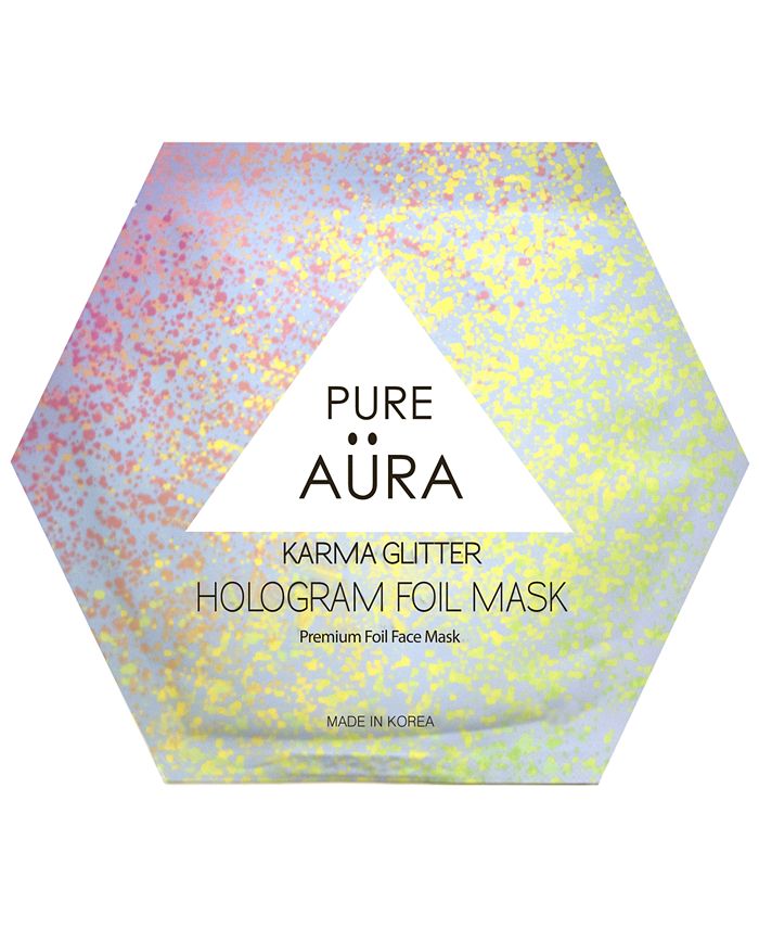 Pure Aura Karma Glitter Hologram Foil Mask & Reviews - Skin Care ...