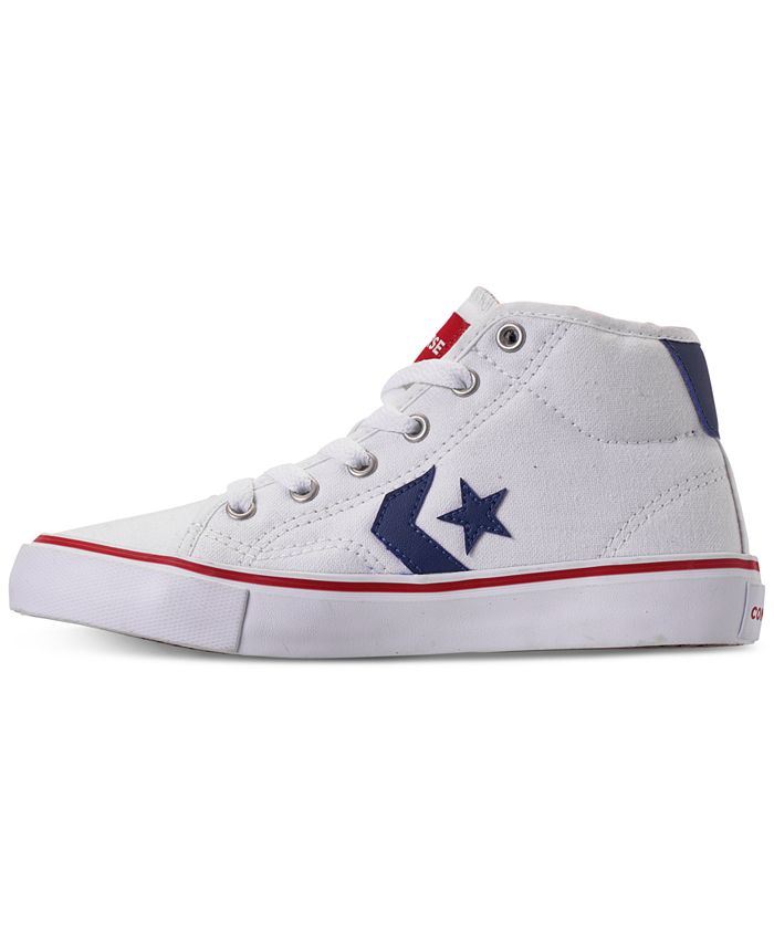 Converse Little Boys' Star Replay High Top Casual Sneakers from Finish ...