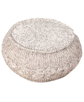 Hand Knotted Pouf - Macy's