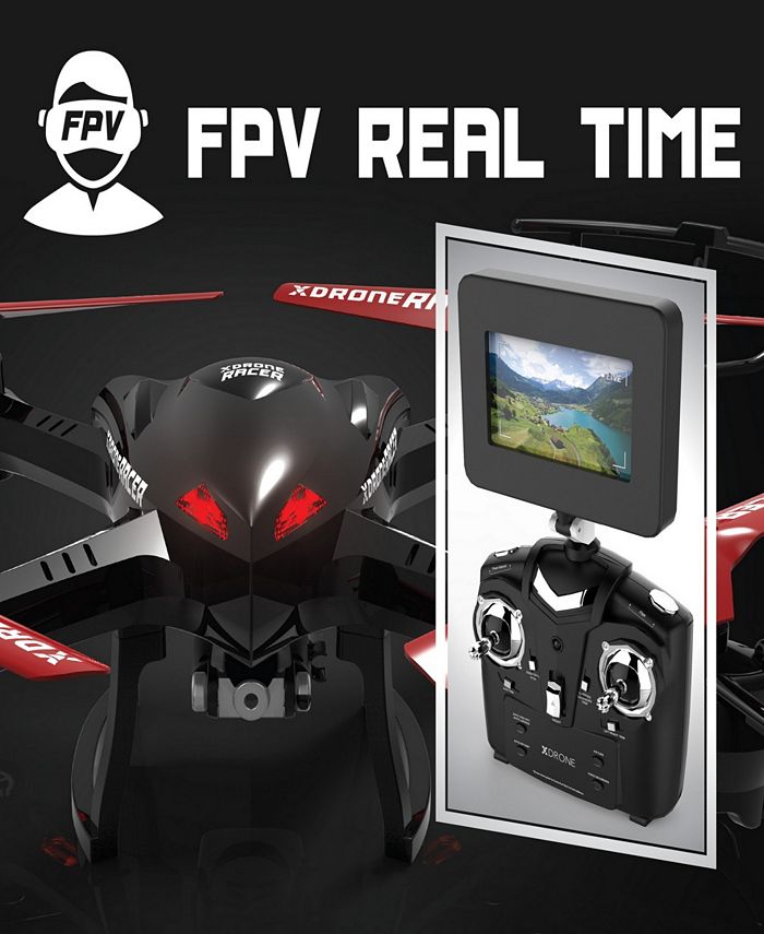 GROOVY TOYS LLC/XDRONE X-Drone Racer Drone FPV RC Quadcopter with ...