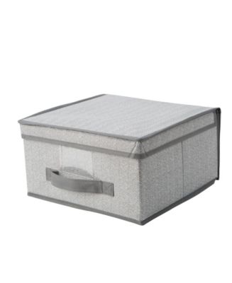 Simplify Medium Storage Box in Gray - Macy's