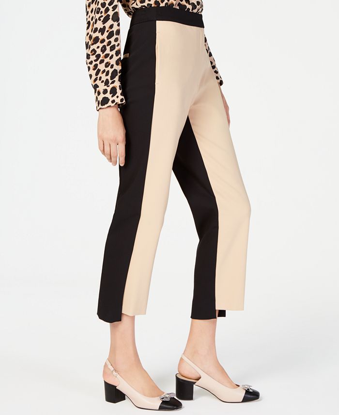 Marella Ileo Cropped Colorblocked Pants - Macy's